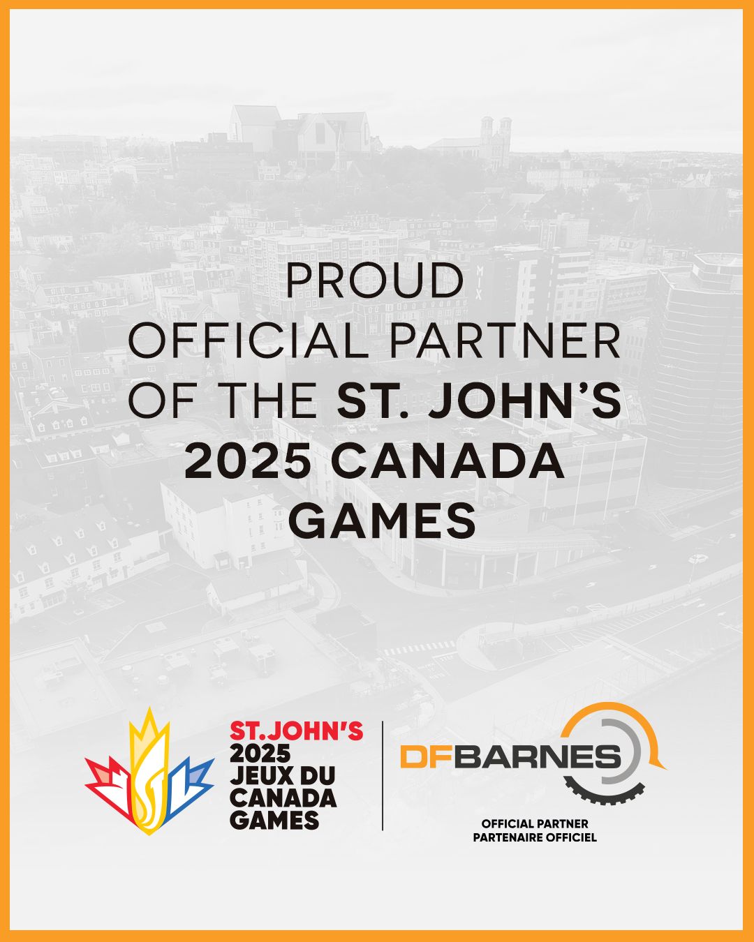 Official Partner of the 2025 Canada Games - DF Barnes